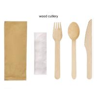 China Eco Life Wooden Cutlery Biodegradable Wooden Cutlery Set Kitchen Wooden Travel Cutlery Set for sale