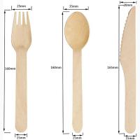 China Eco Life Wooden Cutlery Biodegradable Wooden Cutlery Set Kitchen Wooden Travel Cutlery Set for sale