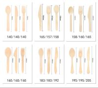 China Disposable Packing Mini Cutlery Set Wooden Wooden Fork / Knife And Paper Napkin Set for sale