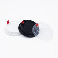China Take Away Coffee Cups Plastic PP/PS Cover Lid Coffee Cup Lid Milk Tea Cup Cover Split Lid for sale