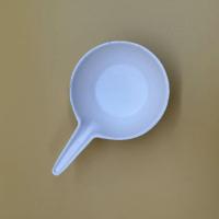 China Biodegradable Bagasse Pulp Paper Sugarcane Sauce Container Deep Pot Saucer Condiment Soy Dipping Bowls With Handle for sale