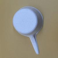 China Biodegradable Bagasse Pulp Paper Sugarcane Sauce Container Deep Pot Saucer Condiment Soy Dipping Bowls With Handle for sale