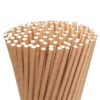China Eco-Friendly Disposable Kraft Paper Straw Biodegradable Bubble Tea Straw Individually Wrapped For Home Or Bar for sale