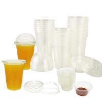 China 7oz/8oz/9oz/10oz/12oz PLA Degradable Coffee Milk Tea Cup Custom Logo PLA Cup With Lid for sale