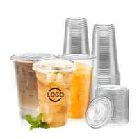 China 8OZ 12oz 16oz 20oz 24oz Bubble Tea Boba Beverage Coffee Clear PLA Cup for sale