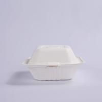 China 350 capacity Takeaway boxes Disposable biodegradable rigid foam food containers for sale