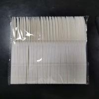 China 6inch 6.5inch 7inch CPLA Compostable Tableware 100% Biodegradable White Polylactic Acid Cutlery Fork Knife Spoon for sale