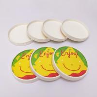 China Custom Disposable Paper Bowl Round Salad Cover Takeaway Soup Bucket Lid for sale