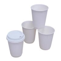China 7oz/8oz/9oz/10oz/12oz/14oz/16oz Custom Disposable Coffee White Drink Paper Cup Single Wall Paper Coffee Cup for sale