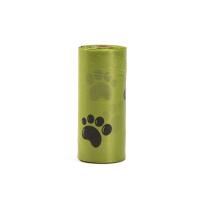 China Eco-Friendly Bone-Shape Plastic Pet Waste Bags For Small Animal Dog Poop Cleaning for sale