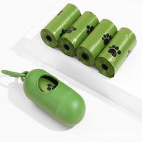 China Eco-Friendly Bone-Shape Plastic Pet Waste Bags For Small Animal Dog Poop Cleaning for sale