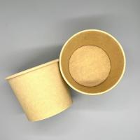 China Disposable Multi Size Soup Cup Kraft Paper Bowl Food Packing Containers with Lids for sale