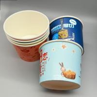 China Customer printed disposable paper ice cream cup with dome lid wholesale,frozen yogurt cup for sale