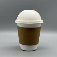 China Custom Cup Sleeve Hot Cup Customized Logo Corrugated Biodegradable Kraft Paper Coffee Cup Holder Sleeves for sale