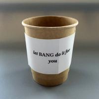 China Coffee Cup Set Custom White Card Paper Cup slevee paper cup sleeve with print for sale