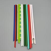 China Wide Translucent Disposable Boba PLA Plastic Straws Custom Print And Length for sale