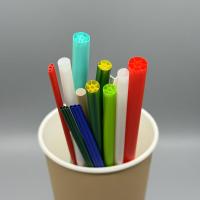 China Wide Translucent Disposable Boba PLA Plastic Straws Custom Print And Length for sale