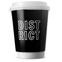 China Customized Biodegradable Disposable Coffee Paper Cup Single Double Ripple Wall Paper Coffee Cups With Lids for sale