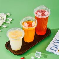 China Eco Friendly Disposable Plastic Cup Compostable Biodegradable Clear PLA PET PP Plastic Cup With Lid for sale