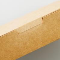 China Eco-Friendly Biodegradable Disposable Kraft Paper Bento Lunch Box Multi-Lattice Paper Packaging Box for sale