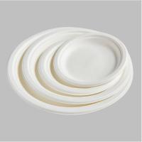 China Environmental Friendly Degradable Disposables Dinnerware Tableware Compostable Bagasse Paper Plate Pulp Bagasse Plate for sale