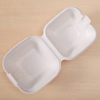China Biodegradable Compostable Sugarcane Bagasse Pulp Sugar Cane Disposable Tableware Lunch Meal Box Takeaway Food Container for sale