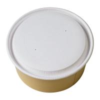 China Disposable Paper Bowl Paper Lid With Lid Recyclable for Hot Food for sale