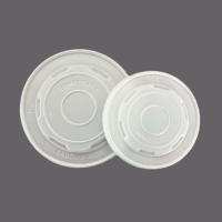 China PLA Lid Of Disposable Kraft Bowl Custom Paper Soup Cup Kraft Salad Bowl With Lid for sale