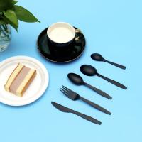 China Compostable 100% Biodegradable Disposable CPLA Cutlery Set With Box CPLA Knife for sale