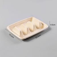 China Thick Strong Paper Pulp TACO Box For Catering Food Packaging High Quality for sale