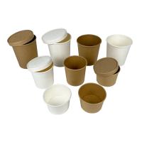 China Biodegradable Soup Cup Disposable Hot Soup Bowl 8oz  12oz 16oz 20oz for sale