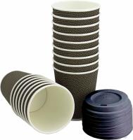China Custom Logo Printed Double Wall Bio-Degradable Paper Cups for sale