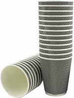 China Custom Logo Printed Double Wall Bio-Degradable Paper Cups for sale