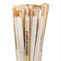 China PLA Bubble Tea Straw Degradable Disposable High Temperature Resistance Straw for sale