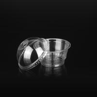 China Custom Compostable PLA Disposable Dessert Sauce Cups Biodegradable Portion Souffle Cups With Seal Lid for sale