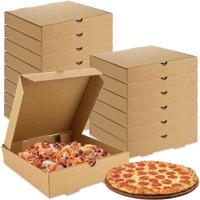 China Bento Disposable Takeaway Boxes Custom Food Kraft Pizza Box Custom Food Pizza Box for sale
