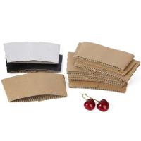 China Hot Paper Cup Sleeve Custom Paper Coffee Cup Sleeve With Logo for sale