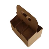 China Custom Design Popular Wine Cardboard Folding Paper Bottle Carrier Beer And Beverages Box for sale