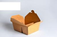 China Popular Design Food Storage Disposable Multi-Compartment Lunch Kraft With Paper Box Many Compartment for sale