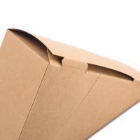 China Biodegradable Large Clamshell Meal Box Takeaway Hot Food Salad Paper Packaging Box for sale