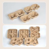 China Paper Cup Holder 2/4/1 Coffee Paper Cup Holder Take Away Carrier Coffee Paper Cup Holder for sale