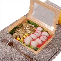 China Recyclable Paper Box Clear Pvc Window Boxes With Window Chocolate Cupcake Bakery Cake Box for sale