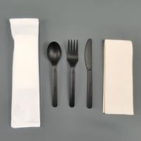 China Eco Friendly CPLA Cornstarch Cutlery Knife Spoon and Fork Compostable Disposable Cutlery for sale
