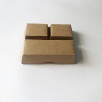 China Disposable Kraft Paper Box Takeaway Food Container 3 Compartment Paper Food Packaging for sale