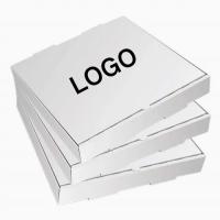 China Recyclable Custom Pizza Carton Takeaway Pizza Box Kraft Paper Pizza Box Customized for sale