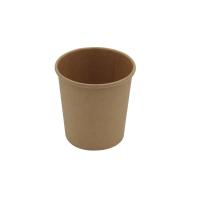 China Eco-Friendly Compostable Takeaway Biodegradable Kraft Paper Disposable Noodle Soup Cup Bowl With Lid for sale