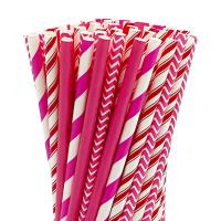 China Eco Friendly Drinking Straw Tubes Cocktail Paper Jumbo Straw Sharp End For Party Bubble Boba Tea Drinks for sale