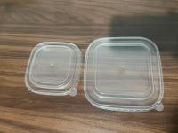 China PP Lid for eco-friendly products noodle square paper kraft disposable salad bowl for sale