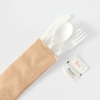 China CPLA Biodegradable Cutlery Composable Airline Cutleries Disposable Biodegradable Cutlery for sale