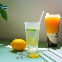China Eco-friendly Drinking Straws PLA Straws Biodegradable Individually Pla Straws for sale